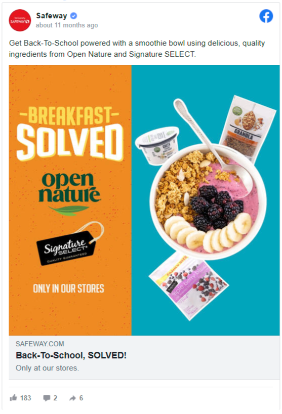 simple advertisement examples for students