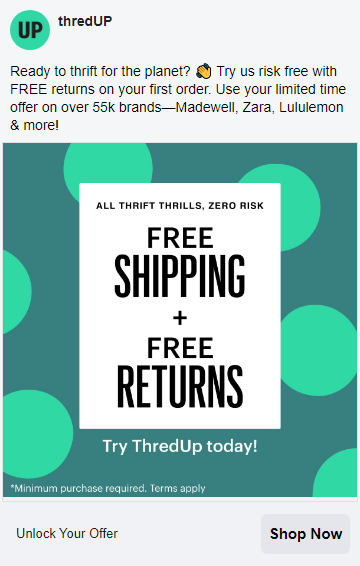 Abandoned Cart Ad examples: 10 Ideas with 40+ Examples